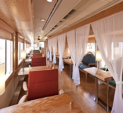 Board the restaurant express - 『101 things to do in Japan』